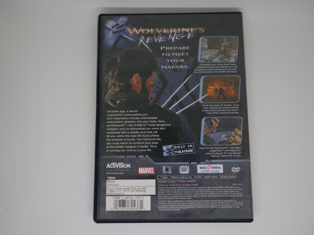 X2 Wolverines Revenge – Retro Quest